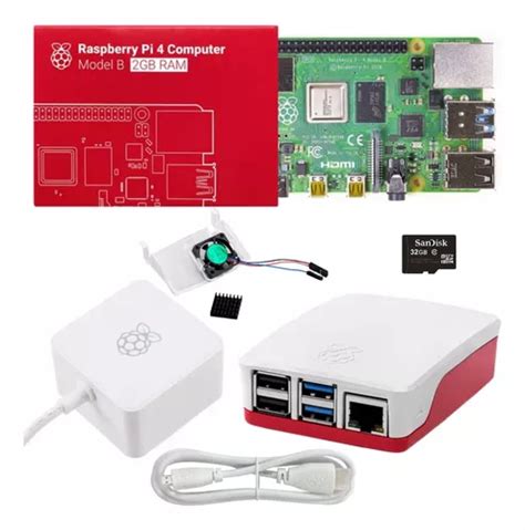 Raspberry Pi4 2gb Kit Oficial Cuotas Sin Interés
