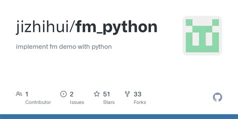 GitHub Jizhihui Fm Python Implement Fm Demo With Python