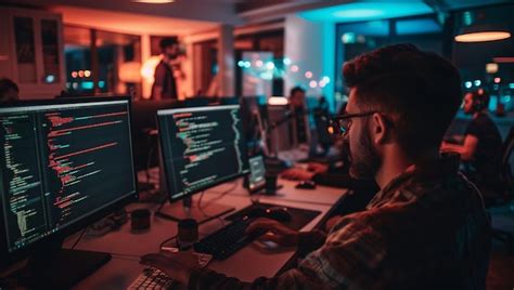 Focused Programmers Working Together On Software Development Projects