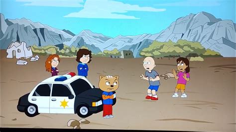 Classic Caillou & Dora destroy GoAnimate City/Kidnap Melissa and Jennie/Grounded (GoAnimate ...