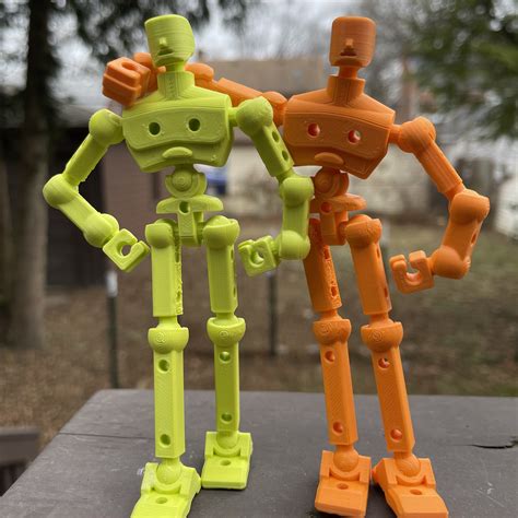 Flexifriend 3d Printable Fully Articulated Action Figure 3d Model 3d