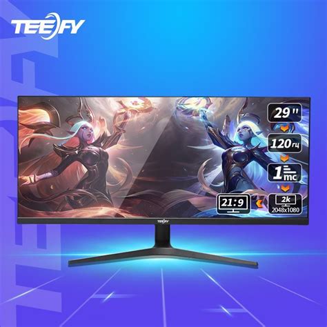 Монитор Teefy квази-2K 120 гц игровой плоский без рамки 29" - купить по ...