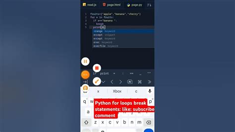 Python For Loops Break Statements Shorts Python For Loop Break