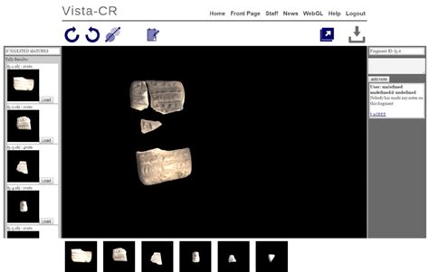 This Image Shows The Interface Of The Reconstruction System As