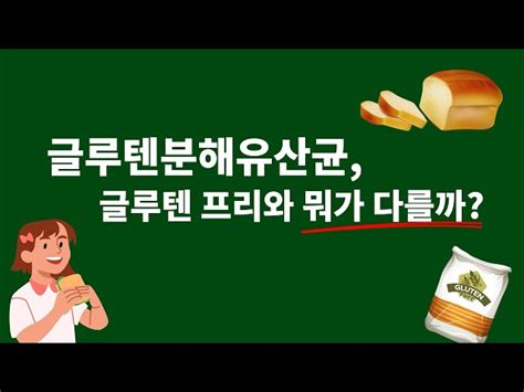 글루텐 프리와 뭐가 다를까