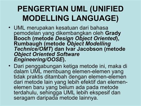 Materi Umlunified Modelling Language Ppt