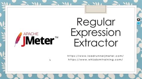 Jmeter Regular Expression Generator And Extractor Tutorial Youtube