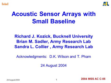 2004 Mss Ac C August Acoustic Sensor Arrays With Small Baseline Richard