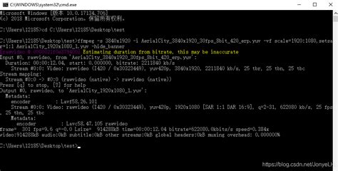 使用ffmpeg降低yuv视频分辨率（下采样）及ffmpeg相关操作详解 ffmpeg 代码实现 mp4文件 修改文件分辨率 csdn博客