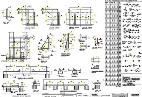 Section And Elevation Detail Of Bridge Structure 2d View Cad Construction Block Layout Autocad File
