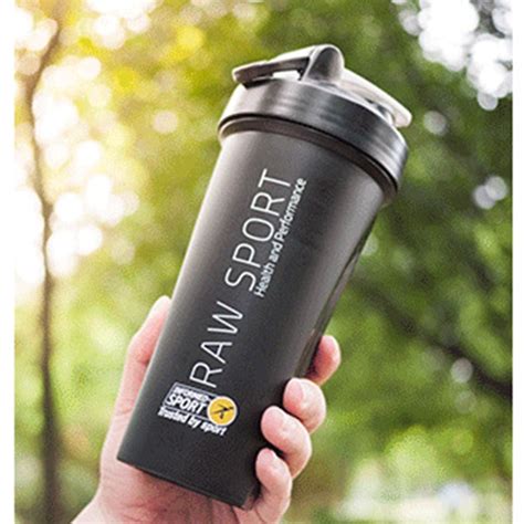 Gym Protein Powder Shaker Bottle Water Bottles Sha Grandado