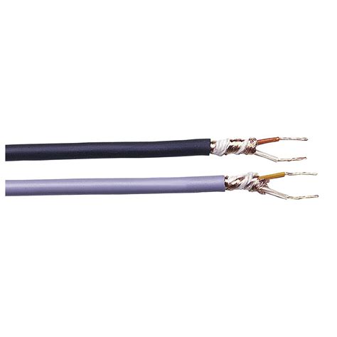 Tasker - C114 Black - TASKER Bal. mic/audio cable, round: 2 x 0,25 mm² ...