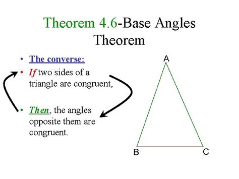 Isosceles Triangle Abc Vertex Angle Leg Base Angles