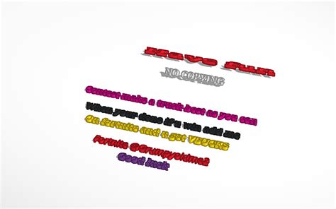 3d Design Contest Tinkercad