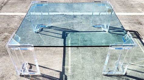 Mcm Lucite Cocktail Table 1970s For Sale At 1stdibs