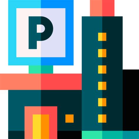 Parking Basic Straight Flat Icon Parking Basic Straight Flat Icon