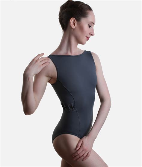 Bloch Caitlin Scoop Back Leotard With Mesh Twist Waist Dance World