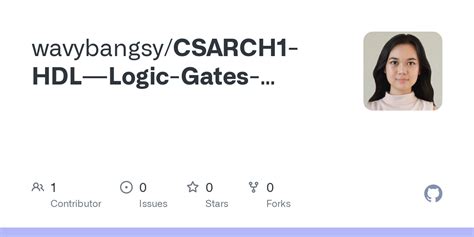 Github Wavybangsycsarch1 Hdl Logic Gates Implementation