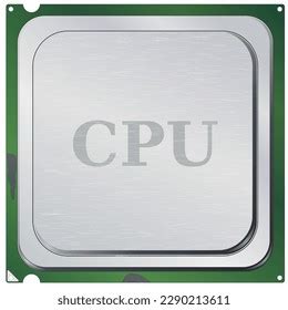 Processor Cpu Label Marked On Stock Vector Royalty Free 2290213611 Shutterstock