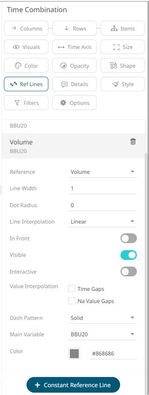 altair panopticon web authoring help reference lines variable