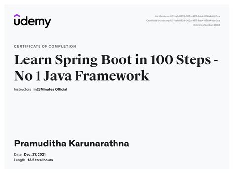 Pramuditha Karunarathna On Linkedin Udemy Springboot
