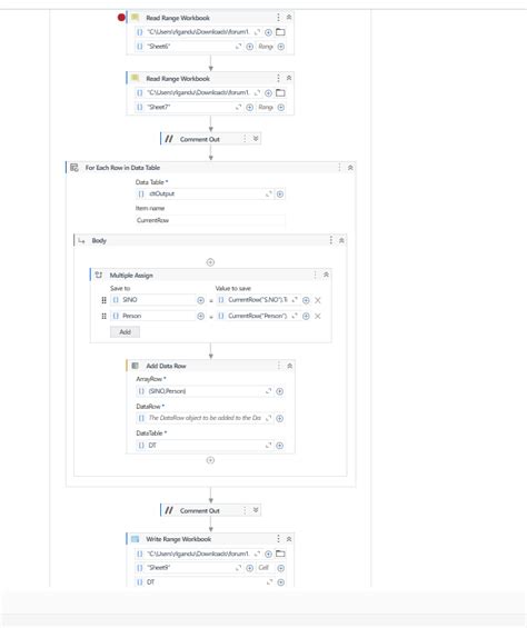 How To Add Rows From One Datatable To Another Studio UiPath Community Forum
