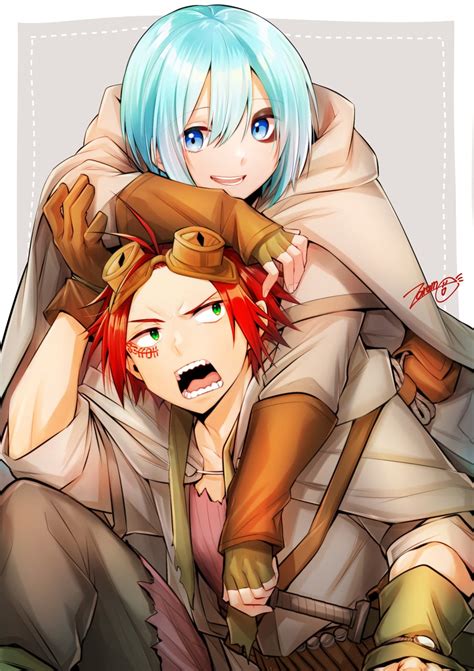 Akaboshi Bisco And Nekoyanagi Milo Sabikui Bisco Drawn By Zaramekypp