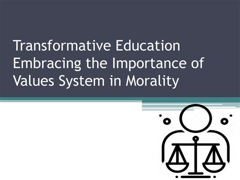 Solution Transformative Education Embracing The Importance Of Values