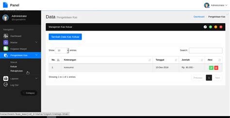 source code aplikasi kas berbasis web v 2 gratis