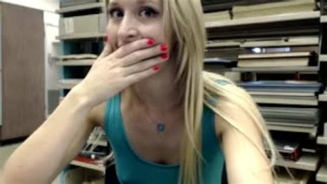 Ginger Banks Almost Caught Naked In The Library