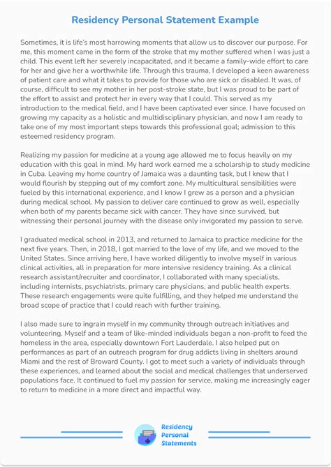 Best Residency Personal Statement Examples To Inspire You