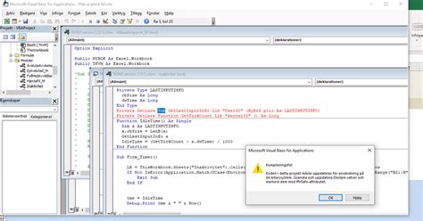 Excel Ptrsafe Sub Declaration Stack Overflow