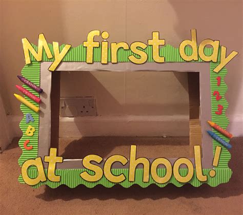 Create First Day At School Diy Photo Frame Artofit