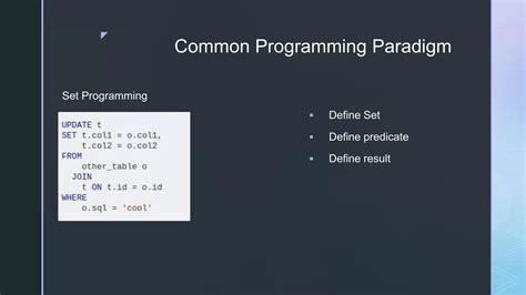 Common Programming Paradigms Ppt