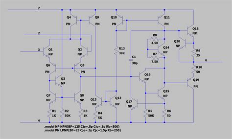 Operational Amplifier Opamp Offset Null Pins In Ltspice Electrical