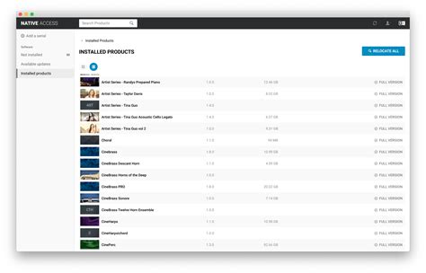 Installing Via Native Access Cinesamples Support
