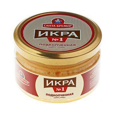 Икра мойвы Санта Бремор деликатесная подкопченная ст/б 180г - купить с ...