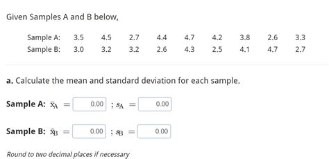 Solved B ﻿calculate The Coefficient Of Variation For Each