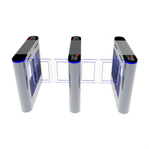High Security Rfid Face Recognition Fingerprint Access Control Flap Turnstile Barrier Gate For