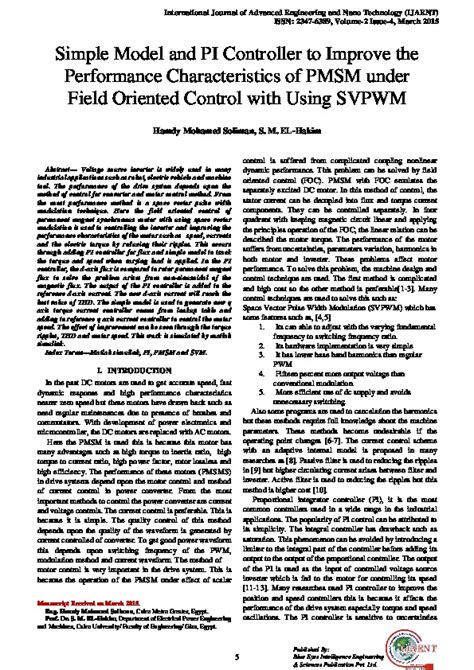 report pdf simple model and pi controller to improve the performance