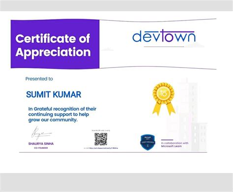 Sumit Yadav On Linkedin Thanks Team Of Devtown 😊