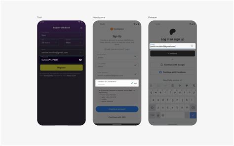 text field ui design best practices design variants and examples mobbin