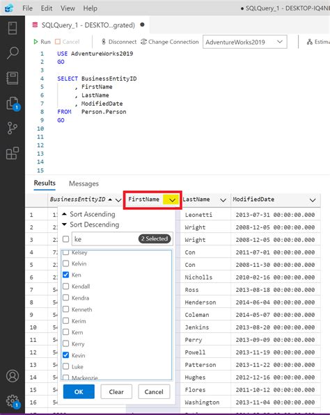 Ex22 Sql Server Portal