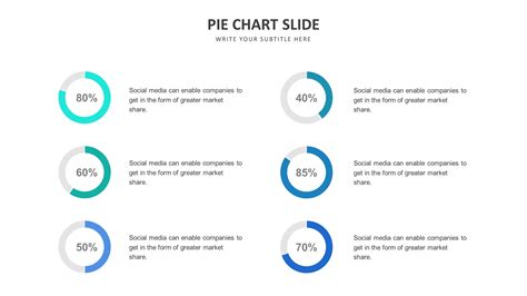 Pie Chart Slide Templates Biz Infograph