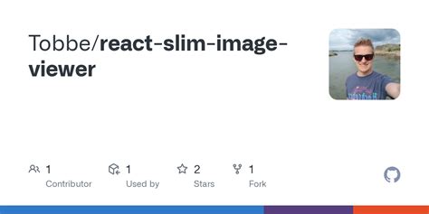 GitHub Tobbe React Slim Image Viewer