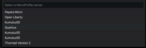 Duplicate MicroProfile Servers Displayed Issue MicroShed Mp Starter Vscode Ext GitHub