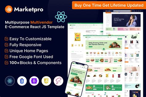 Marketpro Ecommerce Multivendor React Js