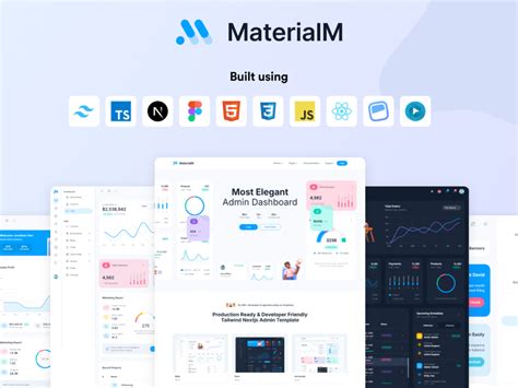 Materialm Tailwind Nextjs Admin Template • Craftwork