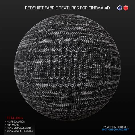 Redshift Fabric Materials Pack for Cinema 4D - MOTION SQUARED