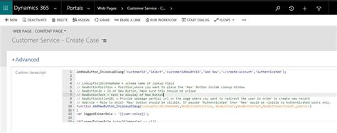 Arpits Dynamics 365 Blog Enable New Button In The Lookup View Of The